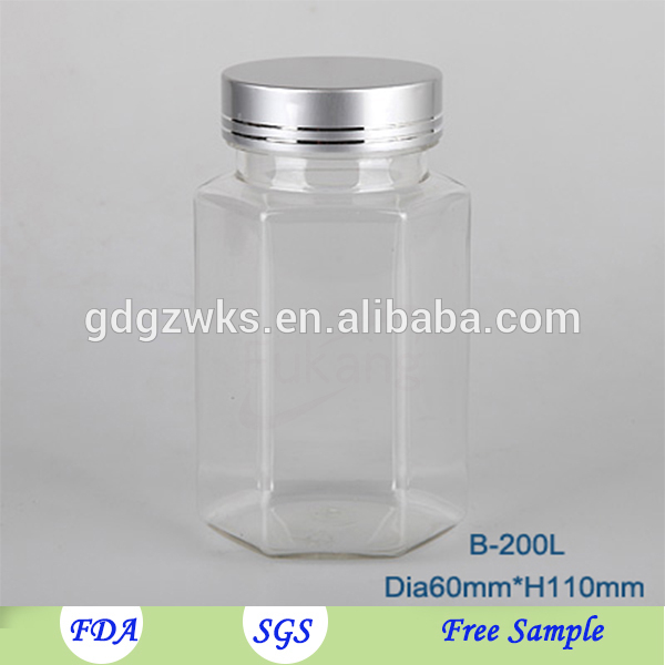 200cc Amber Plastic Bottle with Child Resistant Caps medicine bottle ...